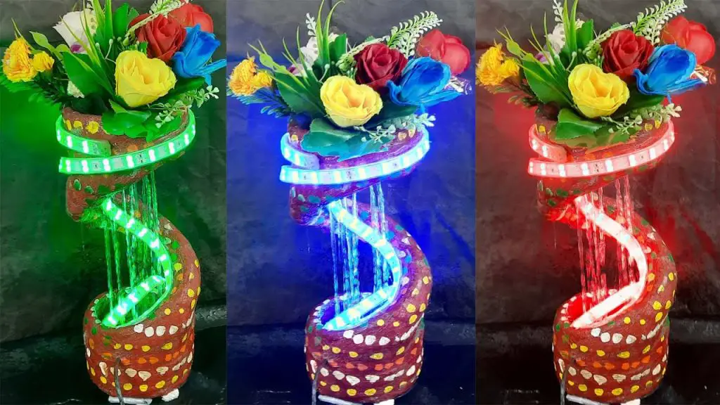 Amazing Tabletop Water Fountain Made from Waste Materials at Home ...